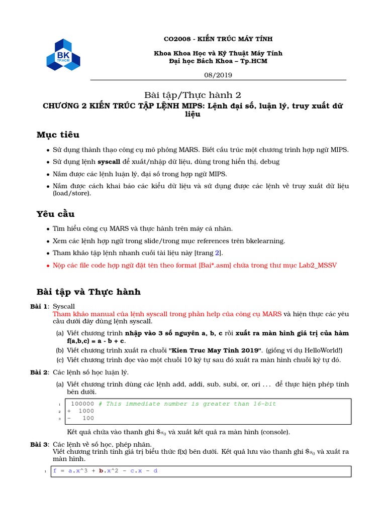 Chap2.1.MIPS ISA Arithmetic | PDF Chap2.1.MIPS ISA Arithmetic | PDF