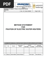Method Statement For Installation of FCU | PDF | Specification ...
