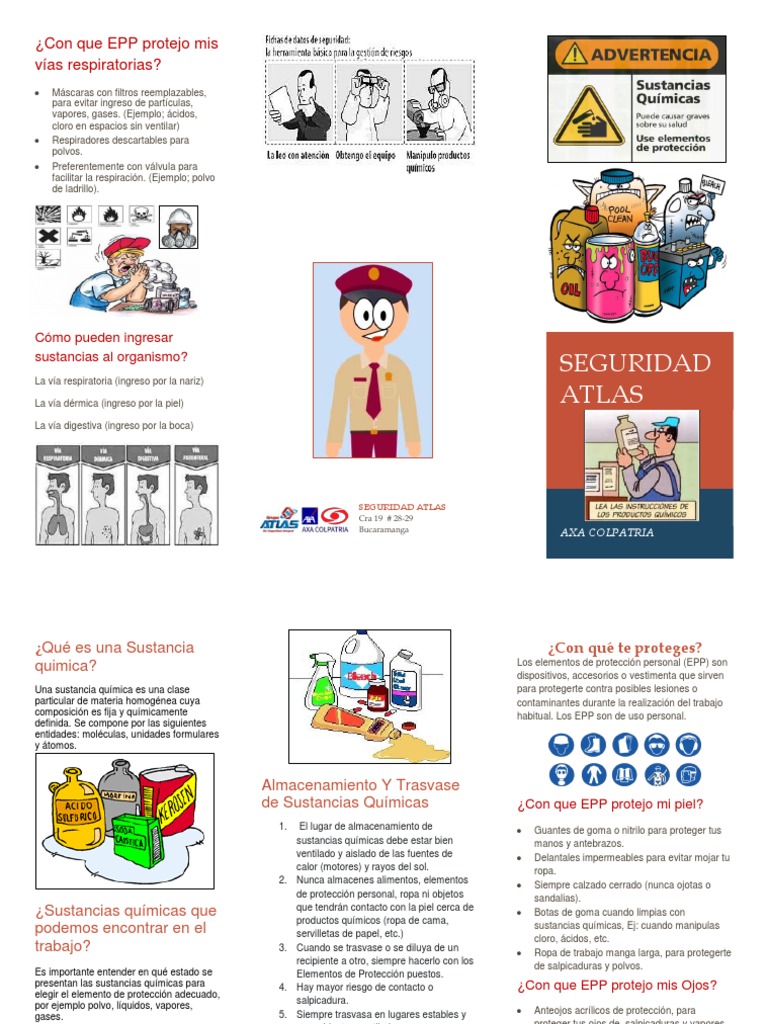 Folleto Sustancias Quimicas | PDF | Sustancias químicas | Química