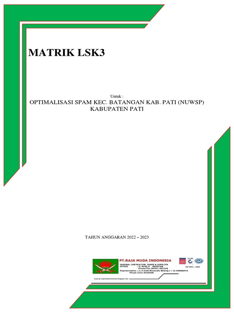 Matrik LSK3 Rmi | PDF