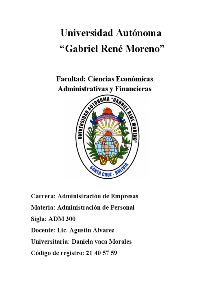 Daniela Vaca Adm300 Tarea 2 | PDF | Business | Gestión de recursos humanos