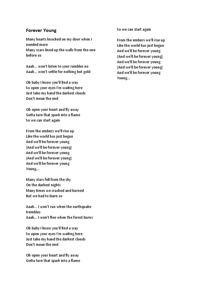 Forever Young | PDF