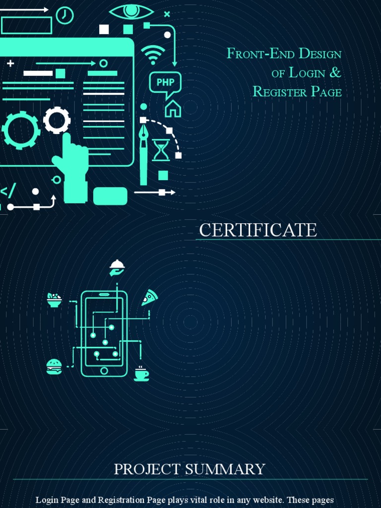 Internship Presentation Sample | PDF | Bootstrap (Front End Framework ...