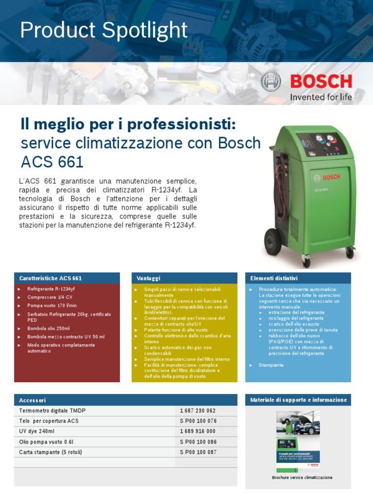 Bosch ACS661 | PDF