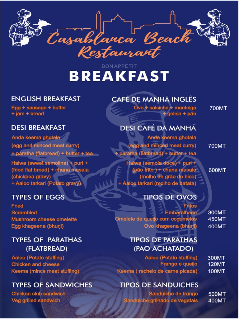 Breakfast: English Breakfast Café de Manhã Inglês | PDF