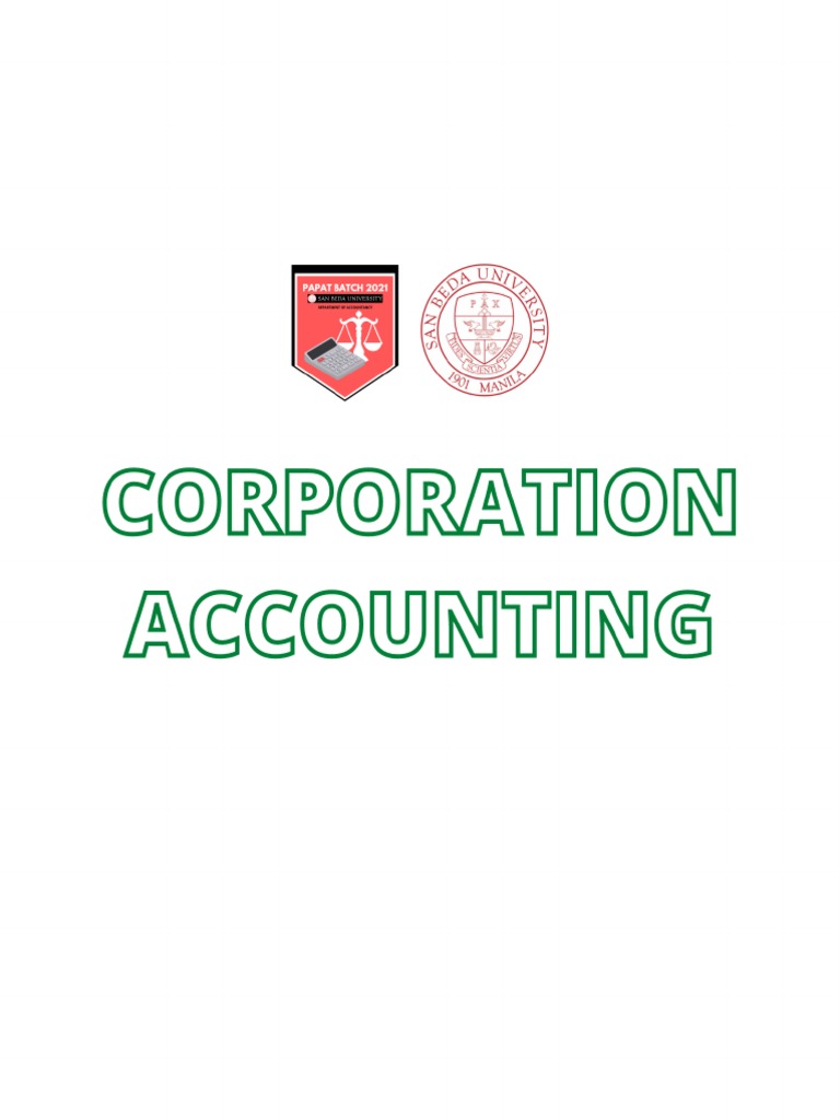 Batch 2021 - Corporation Accounting | PDF | Stocks | Treasury Stock