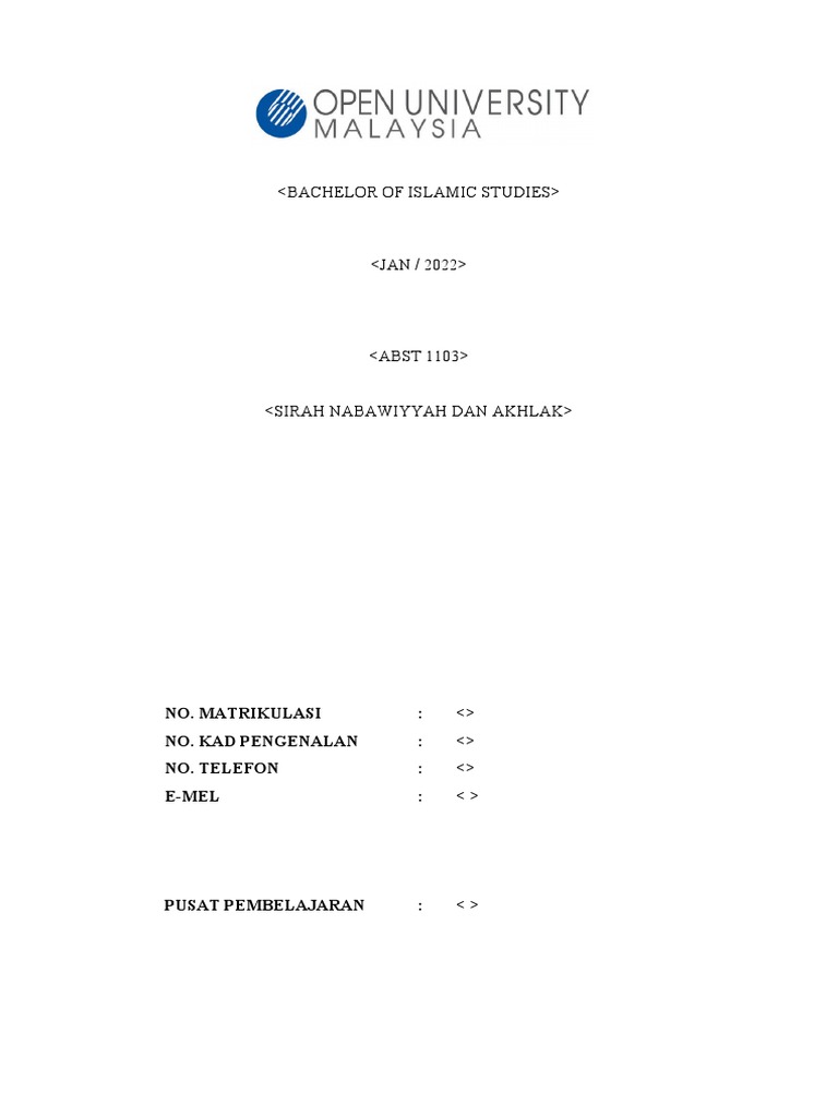 Assignment Abst 1103 Jan 2022 | PDF