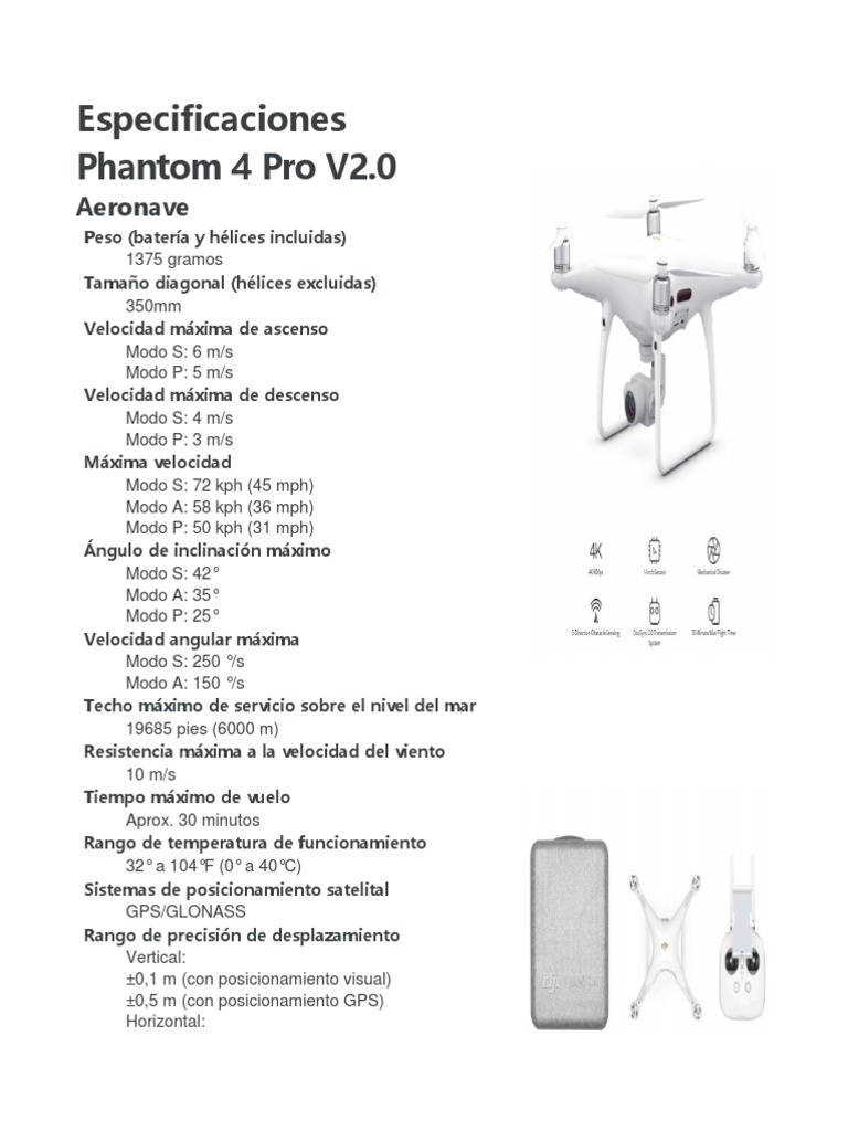 Phantom 4 Pro | PDF | Vídeo