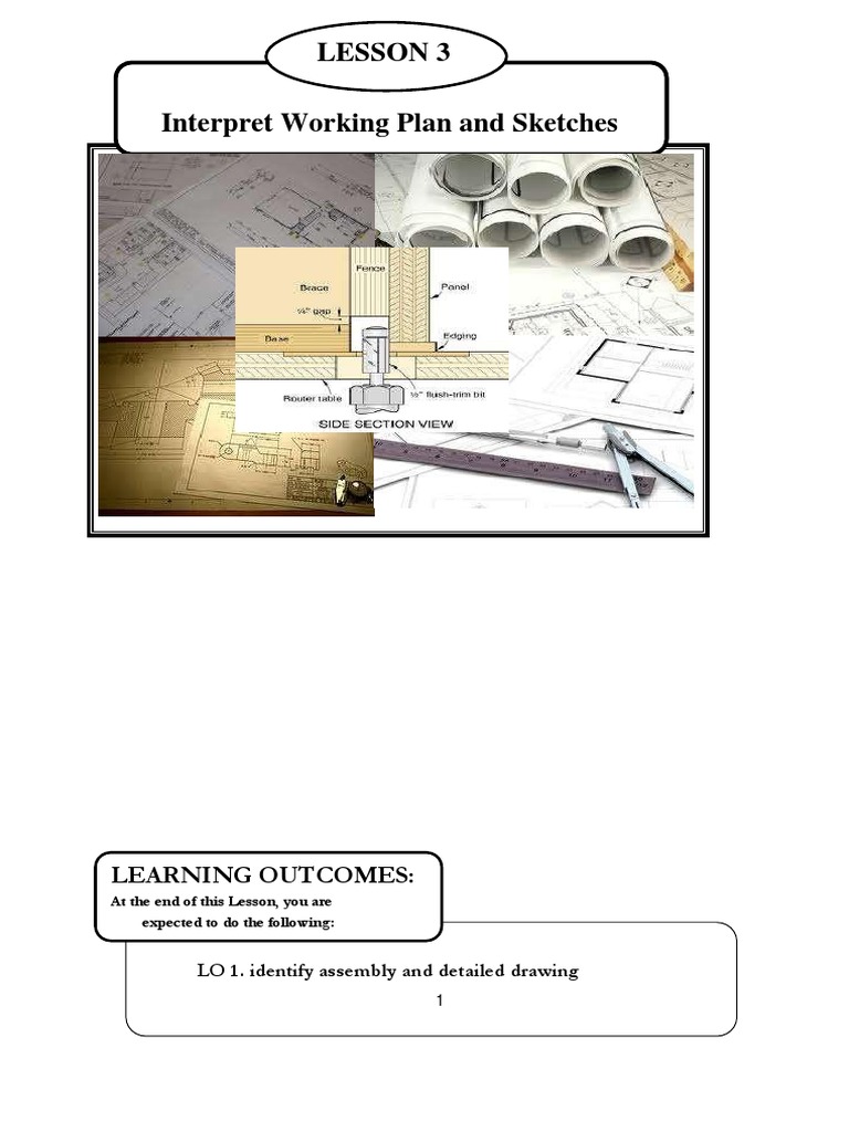 Lesson Three Trade Drawing-1-69 | PDF | Perspective (Graphical ...