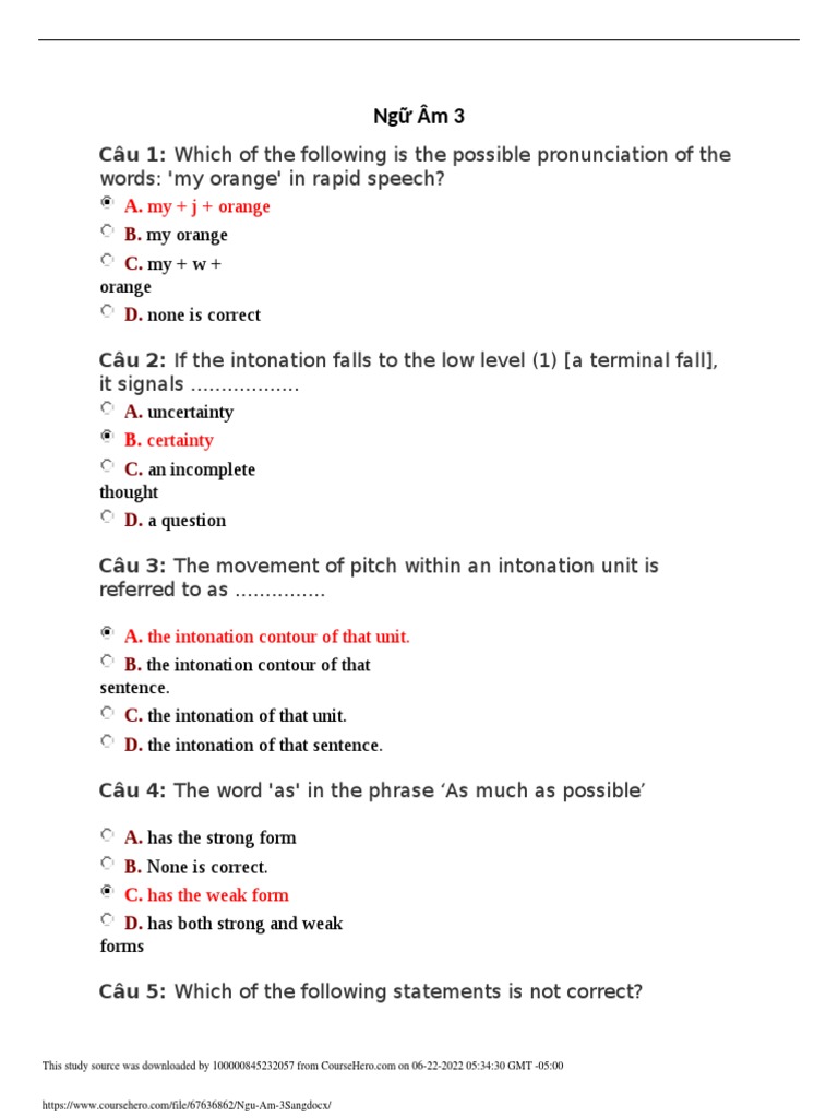 Pronunciation and Intonation: Analyzing a Vietnamese Language Exam on ...