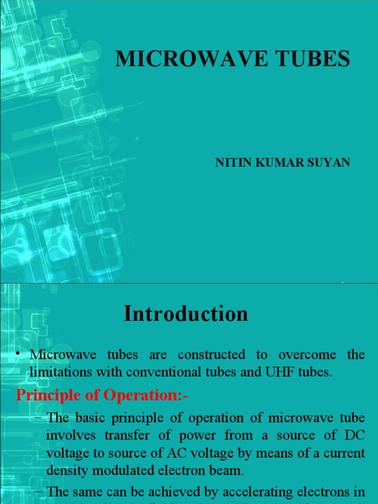 Klystron S | PDF | Vacuum Tube | Information And Communications Technology