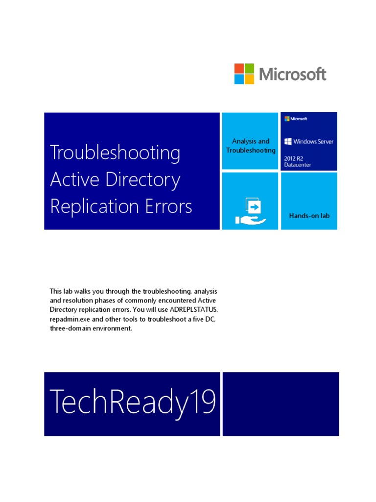 Troubleshooting Active Directory Replication Errors | PDF | Active Directory | Domain Name System