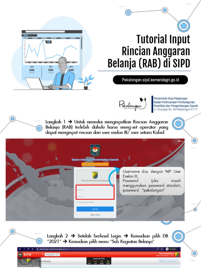 Tutorial Input Rincian Anggaran Belanja Di SIPD - 3009 - 22.34 | PDF