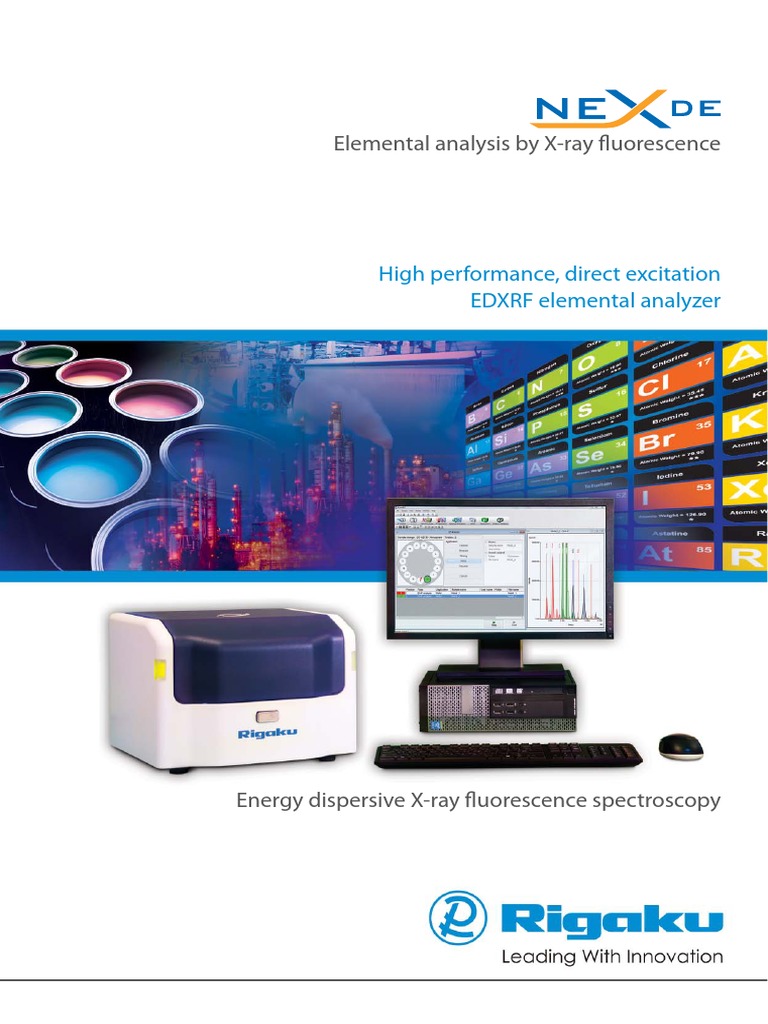 RIGAKU_NEX_DE | PDF | Energy Dispersive X Ray Spectroscopy | Materials