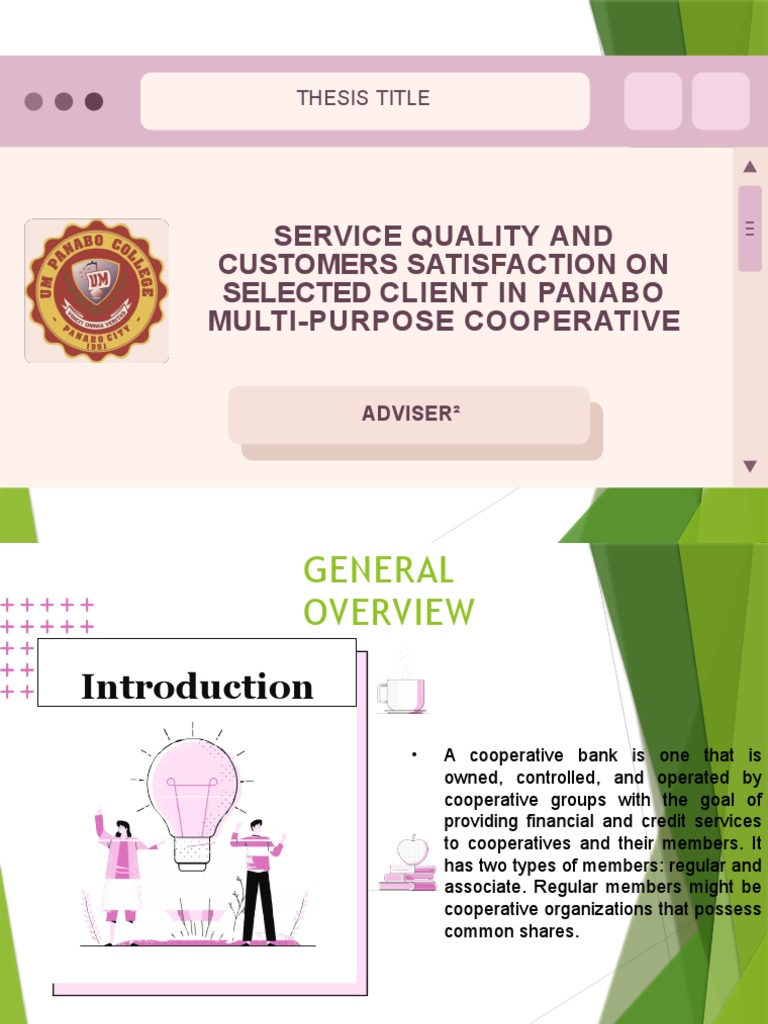 Ppt. Outline Defense | PDF | Customer Satisfaction | Cooperative
