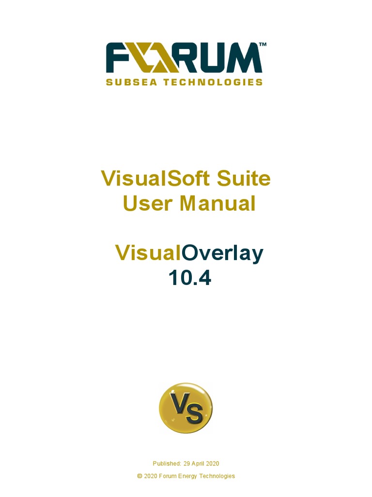 Visualsoft Suite User Manual Visual: Overlay 10.4 | PDF | Computing ...