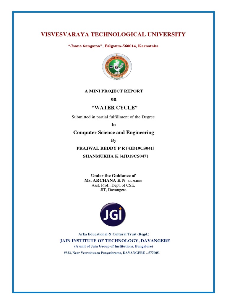 Front Page and Certifiacte | PDF