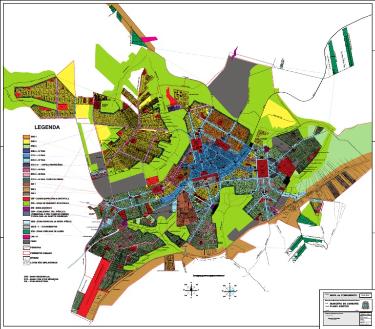 Mapa Cianorte Agosto 2018 Zoneamento | PDF