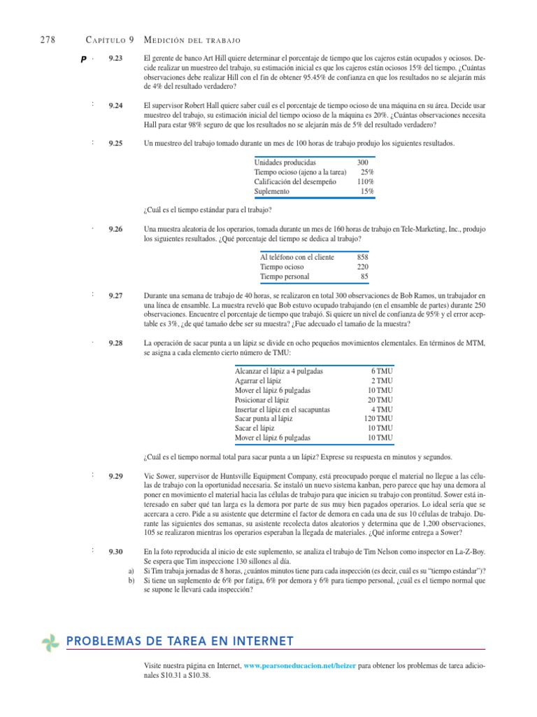 Ejercicios Muestreo de Trabajo | PDF | Muestreo (Estadísticas) Ejercicios Muestreo de Trabajo | PDF | Muestreo (Estadísticas)