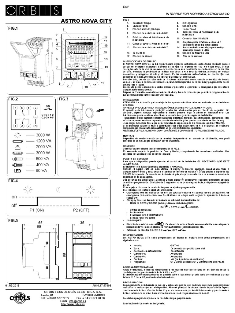 Ins Astro Nova City Cr2032 | PDF | Teclado | Ingenieria Eléctrica