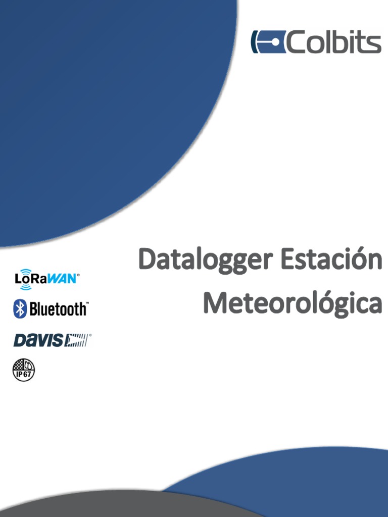 COLBITS - Brochure Datalogger Estación Meteorológica | PDF