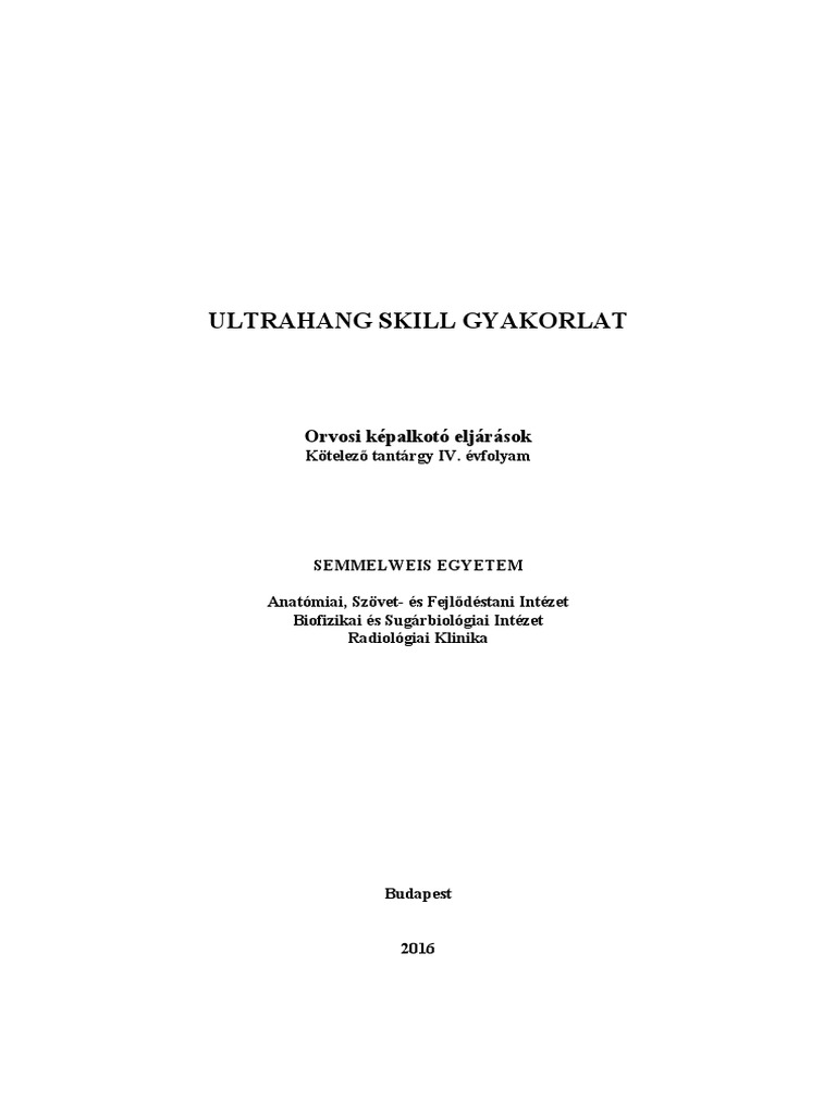 UH Skill Gyakorlat Jegyzet v4 | PDF