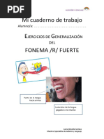 Ejercicios para Articulacion Del Fonema R | PDF | Sonido | Respiración