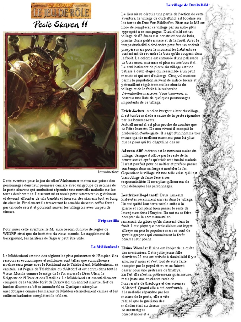 8746 Warhammer Peste Skaven | PDF