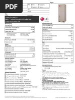Submittal - High Static Ducted - ARNU763B8A4 | PDF | Manufactured Goods ...
