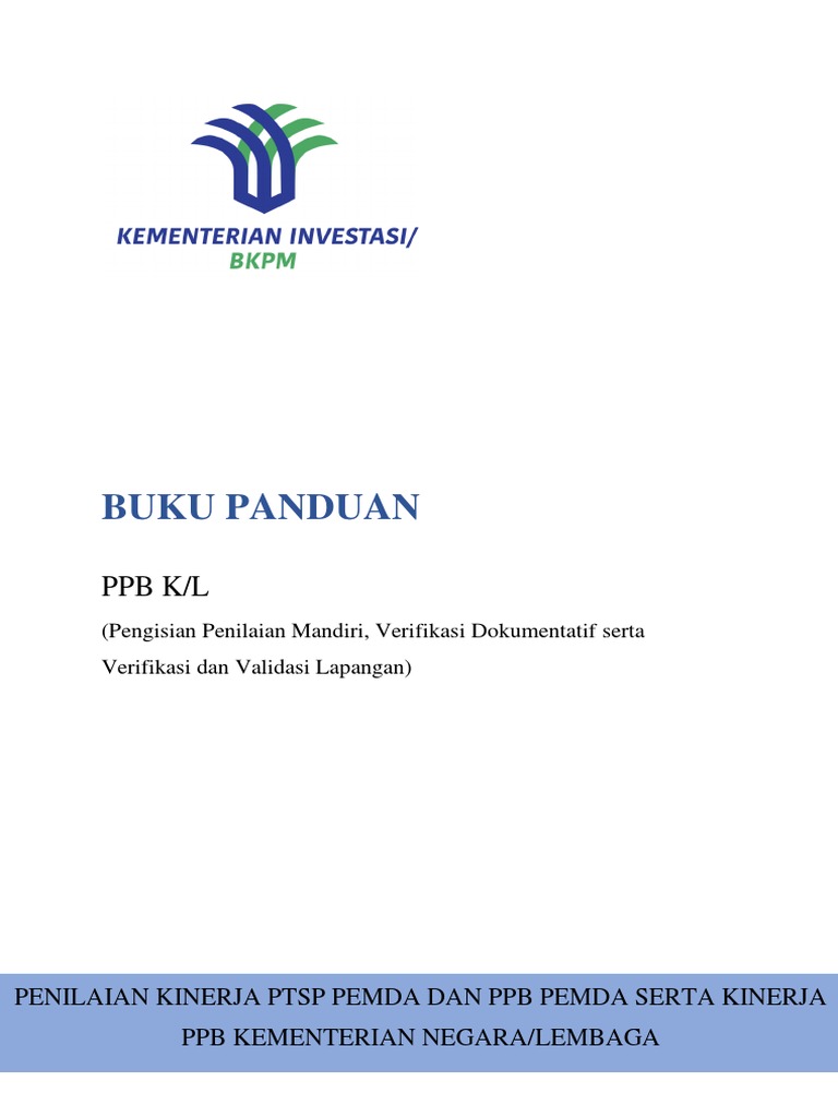 Buku Panduan PPB K - L | PDF