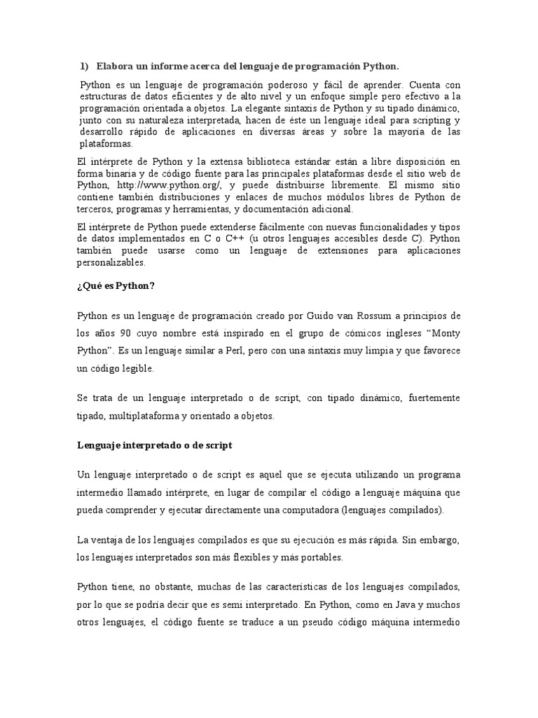 Lenguaje De Programación Python Pdf Lenguaje De Programación Python Lenguaje De Programación