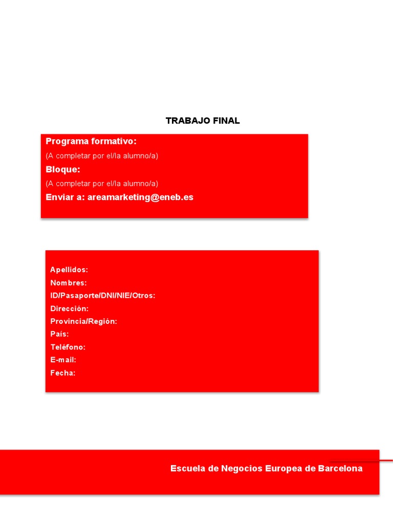 Ecommerce - Trabajo Final - EnEB | PDF | Comercio electrónico | Marketing