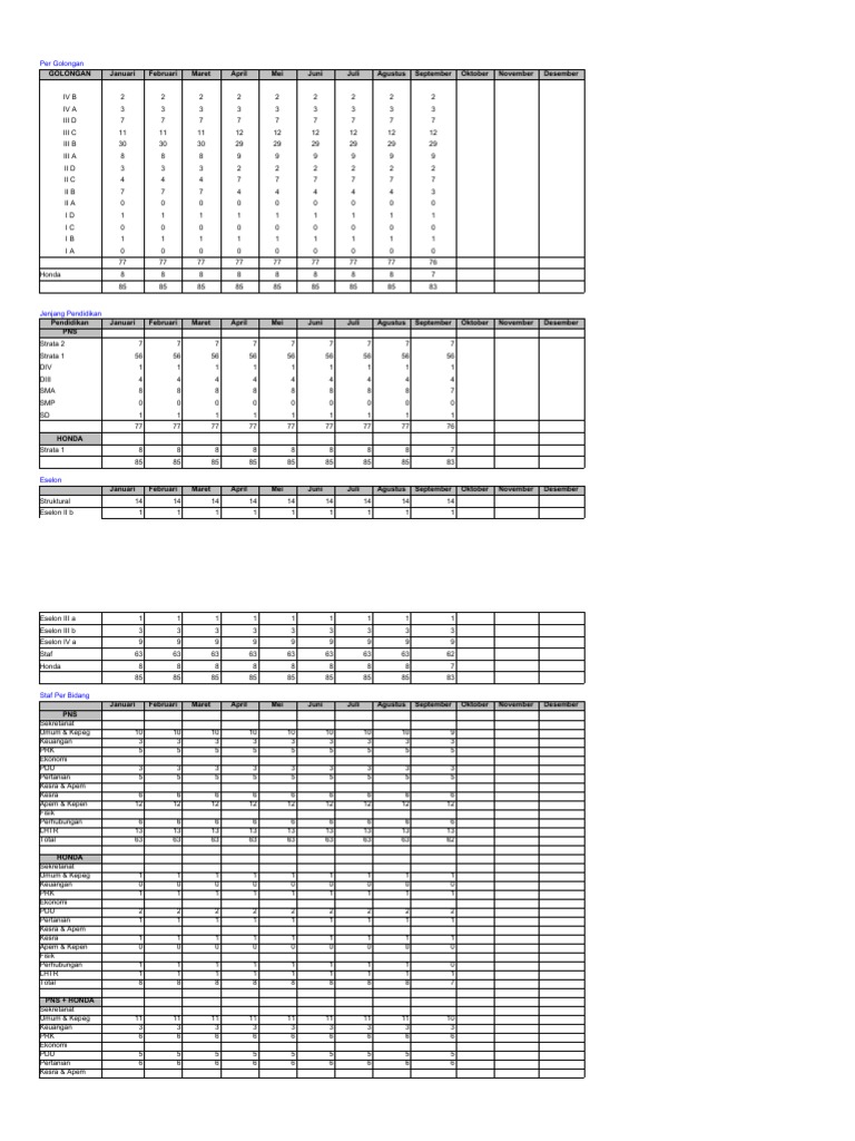 Buat Tiara Data Kepegawaian | PDF