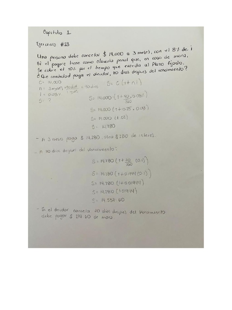 Tarea Cap 1 Ejercico 23 Cap 2 Ejercicio 13 | PDF