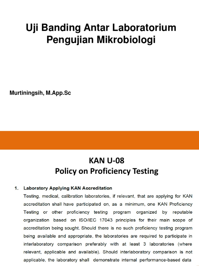 Materi Uji Banding Antar Lab Mikrobiologi 28-1-2021 | PDF