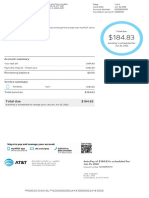 Att Final Bill | PDF | At&T Mobility | Cheque