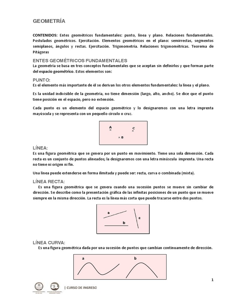 Fundamentos de la Geometría Básica | PDF | Triángulo | Ángulo