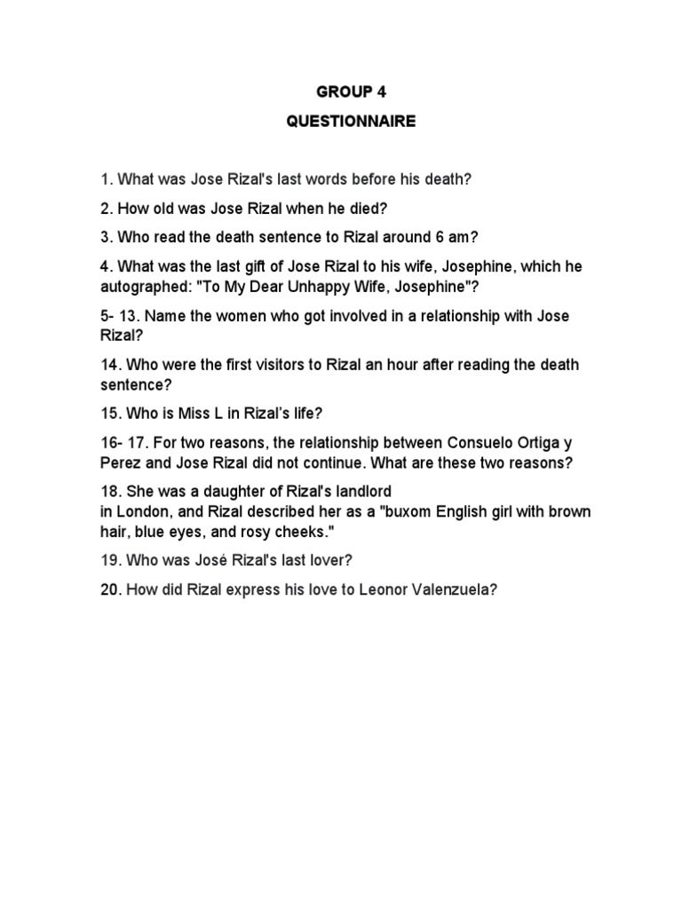 Group 4 Questions and Answers | PDF