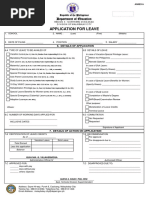 CS-Form-No.-6-Revised-2020-Application-for-Leave-Fillable | PDF | Parental Leave | Sick Leave