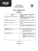 Intervention Plan - Grade1-ALL SUBJECTS | PDF | Teachers | Learning