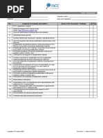 ISCC PLUS Checklist EN | PDF