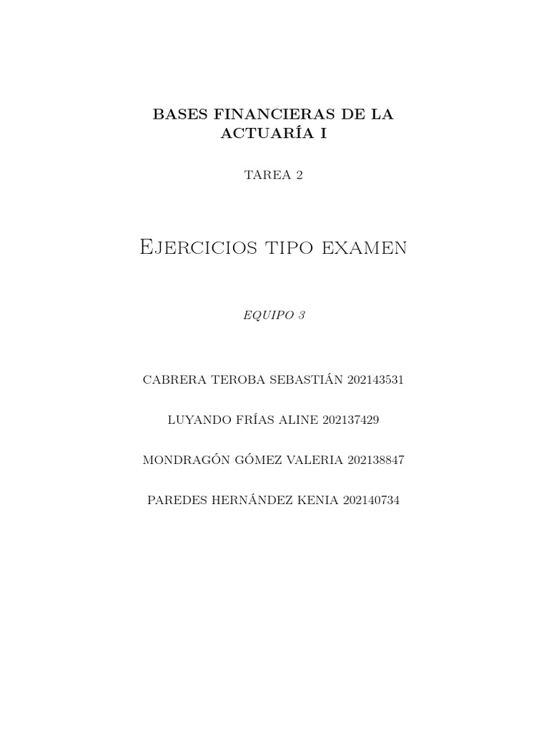Tarea 2 Latex | PDF
