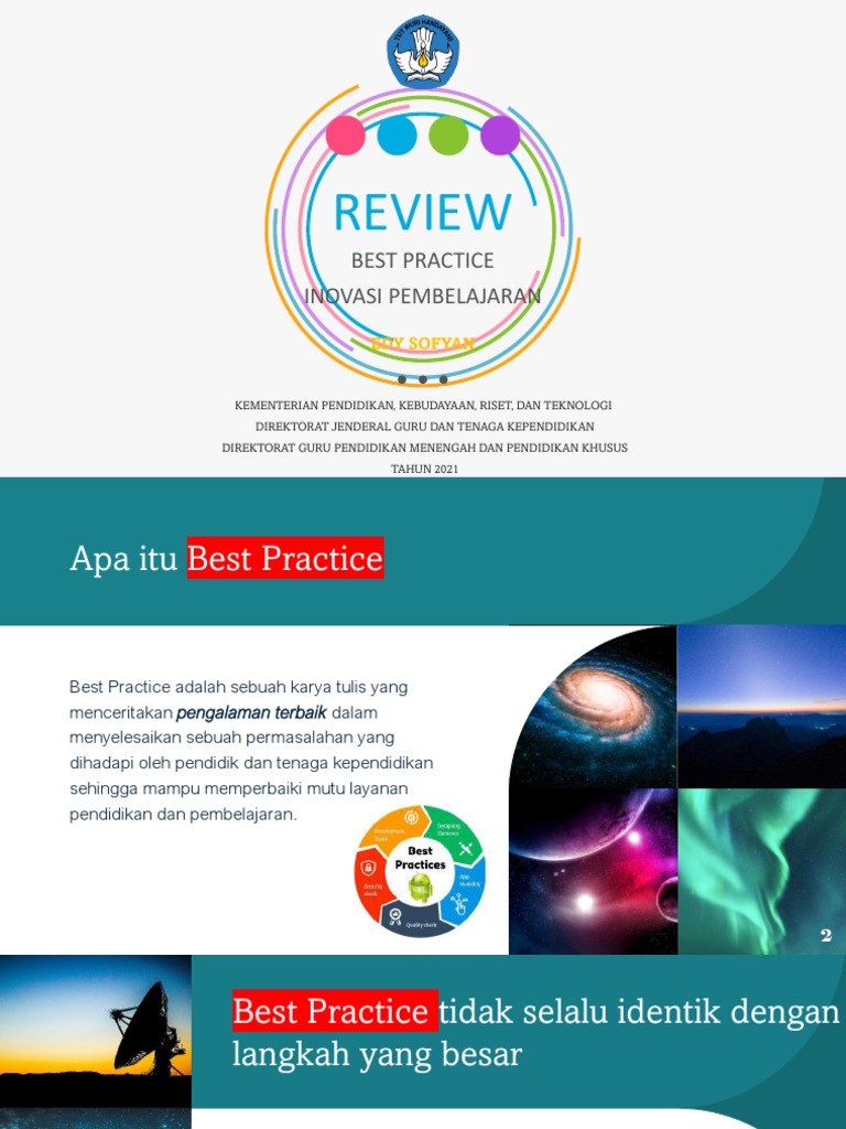 Review-Best Practice & Inovasi Pembelajaran - Edy Sofyan | PDF