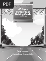 Virginia 45-Hour Driving Log Template | PDF