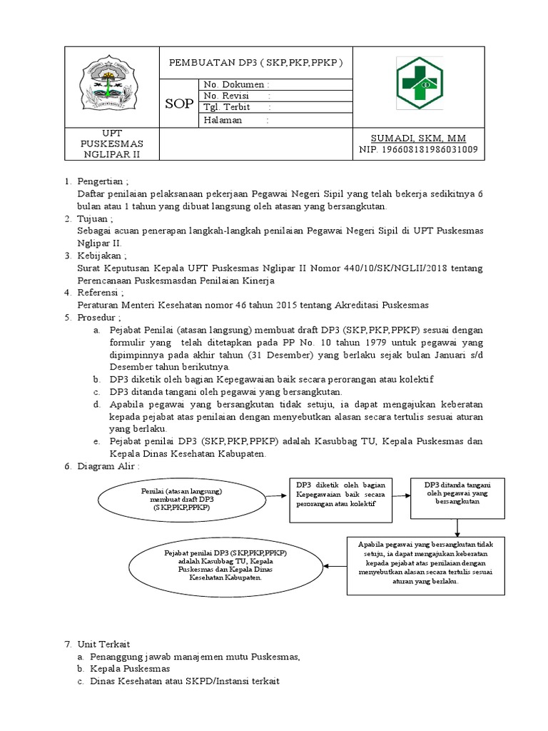 SOP PEMBUATAN DP3 Edit | PDF