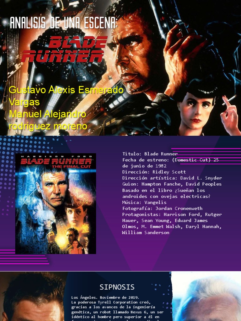 Analisis Blade Runner | PDF | Trabajos