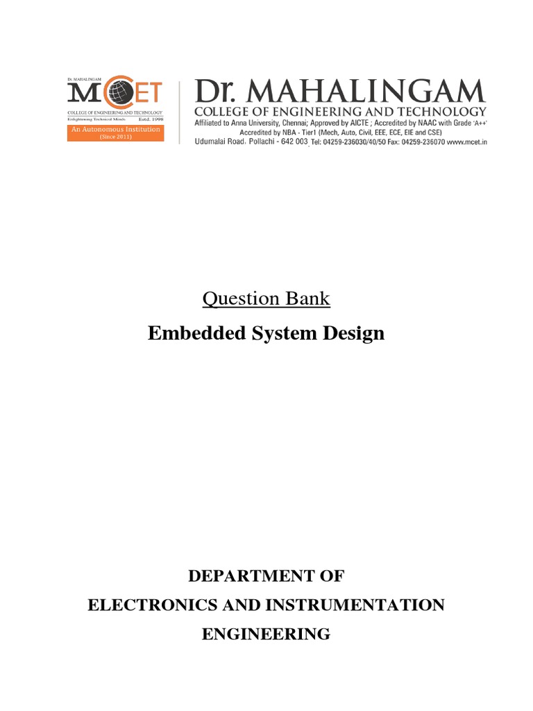 Embedded System Design | PDF | Internet Of Things | Embedded System