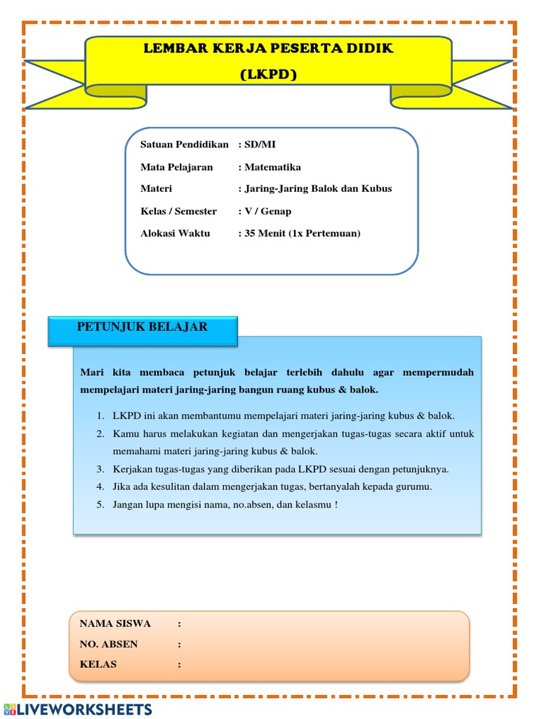 Protofolio Kelas 5.1 | PDF
