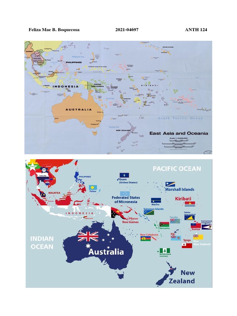 SEA and Oceania Map | PDF | Travel
