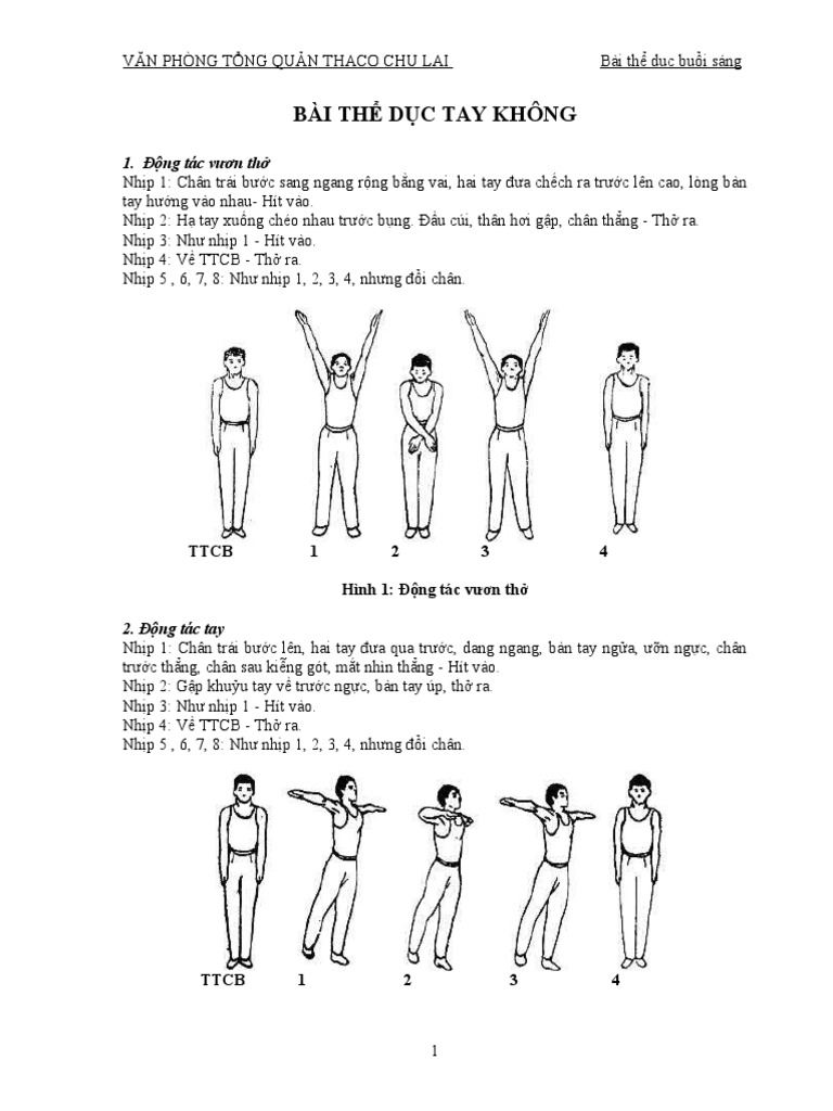 Bai Tap The Duc Buoi Sang - Ok | PDF